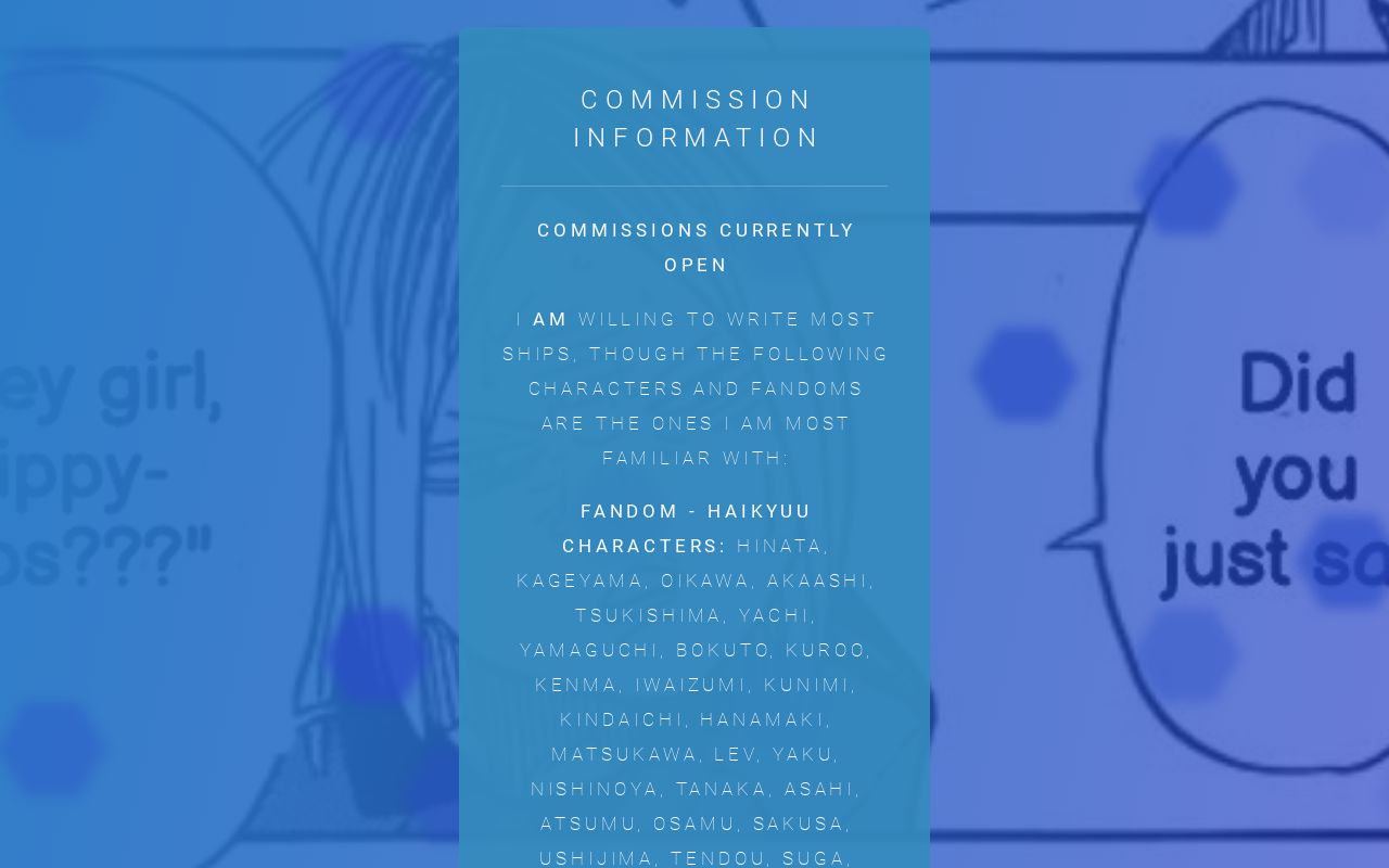 Prince Zale Commissions